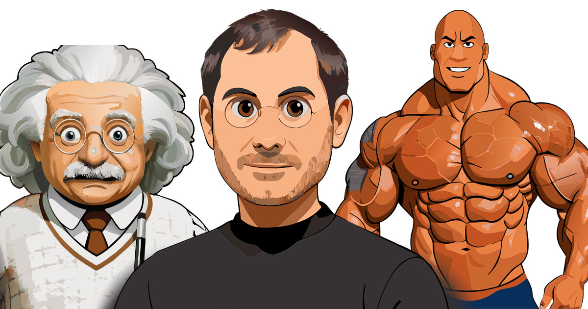 ( 範例 ) 真人照片轉卡通插畫、似顏繪 - Recraft 教學 ( AI 繪圖教學 ) | STEAM 教育學習網