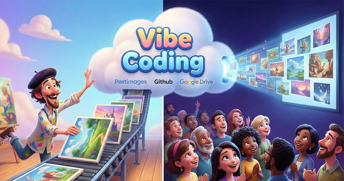 Vibe Coding 圖片處理心法：從雲端空間到 Base64 的完美配置 - AI Vibe Coding 教學 | STEAM 教育學習網