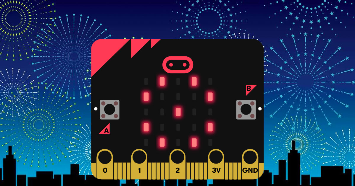 簡單煙火動畫 - micro:bit 教學 | STEAM 教育學習網