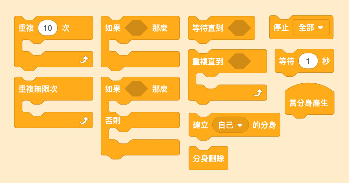 控制積木 ( Control blocks ) - Scratch 教學 | STEAM 教育學習網