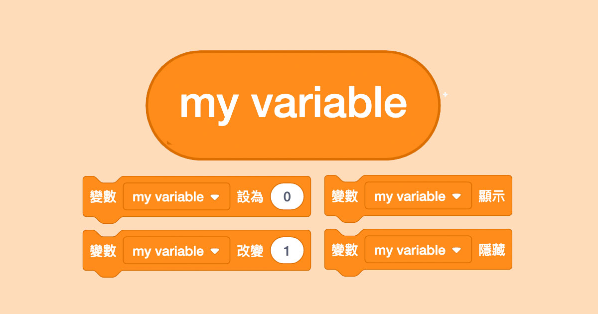 變數積木 ( Variables Blocks ) - Scratch 教學 | STEAM 教育學習網