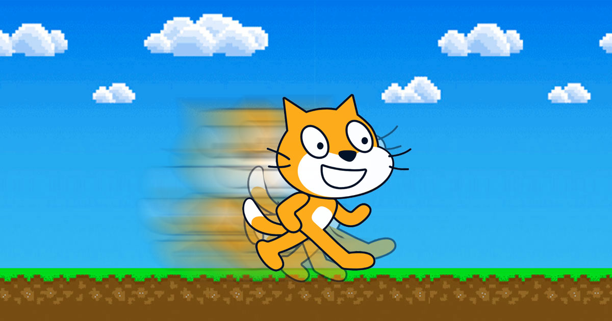 貓咪跑步 ( 連續背景 ) - Scratch 教學 | STEAM 教育學習網