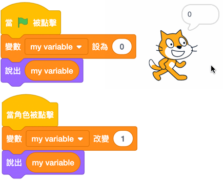 變數積木 ( Variables Blocks ) - Scratch 教學 | STEAM 教育學習網